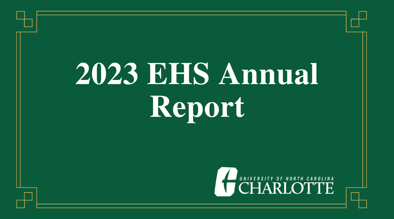 2023 EHS ANNUAL REPORT - Environmental Health and Safety