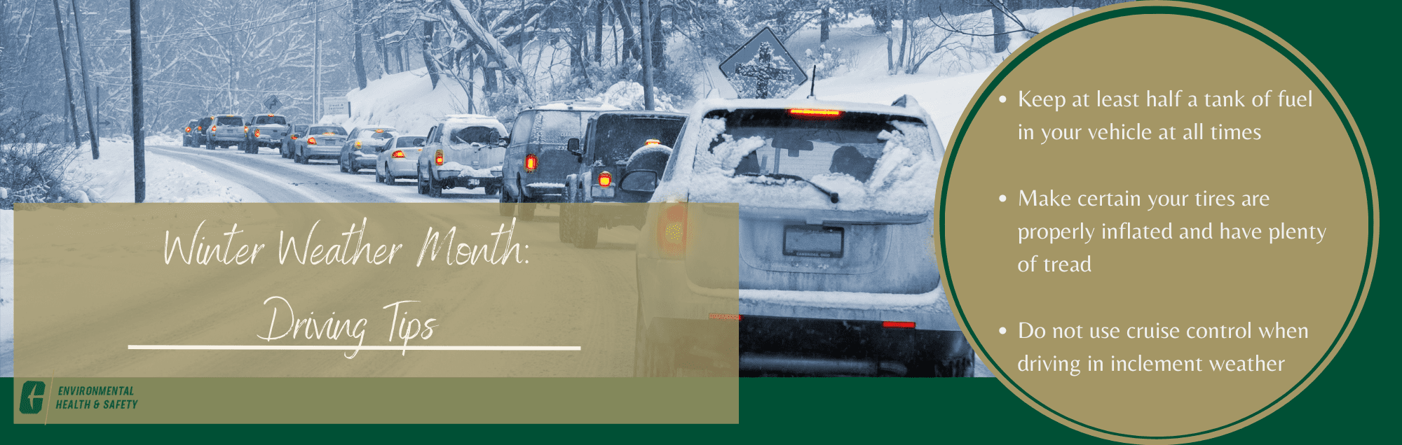 Winter Weather Safety Tips - Environmental Health and Safety